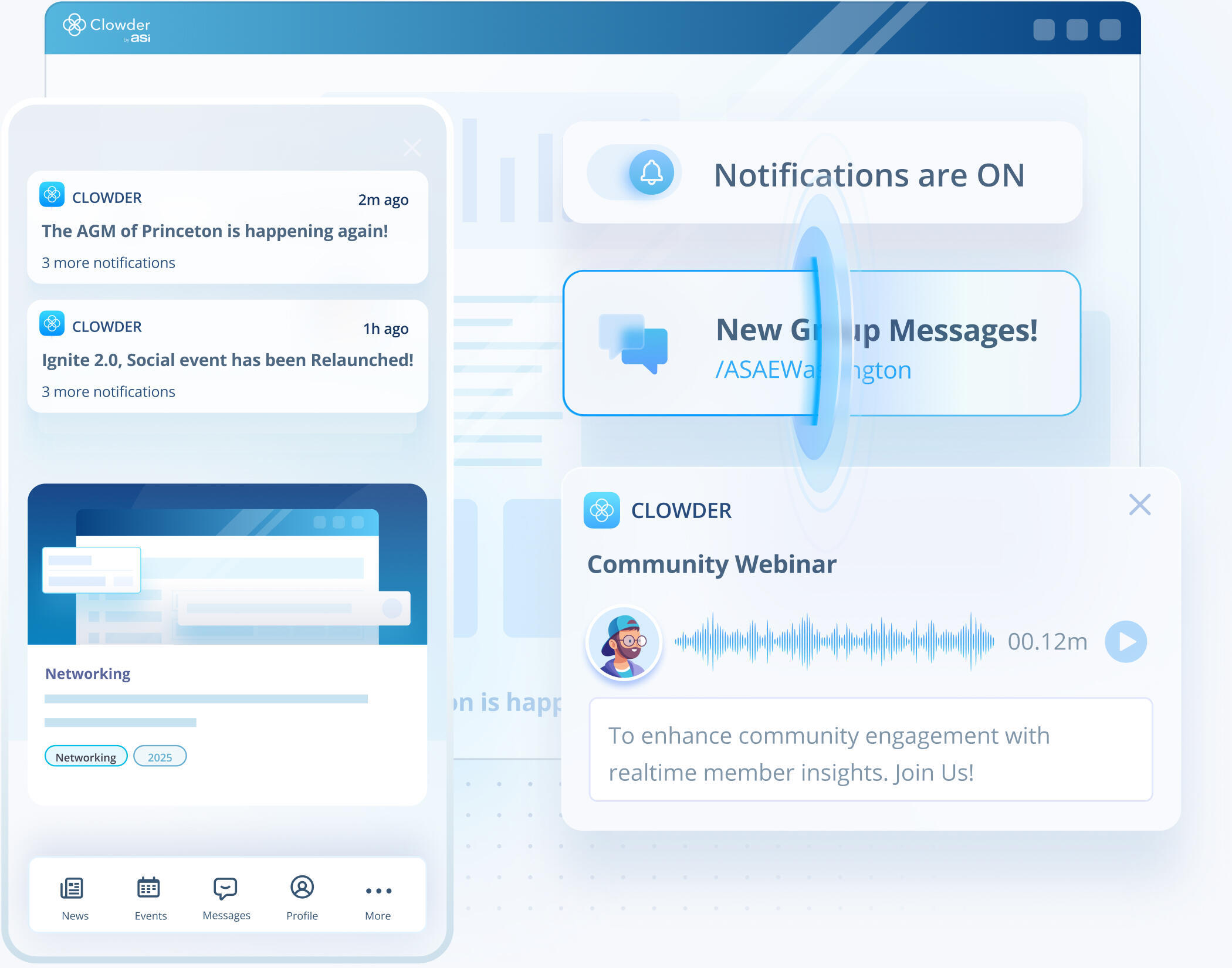 Clowder | #1 Mobile Engagement Solution for Associations